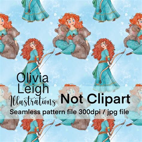 Disney Merida 2d Design