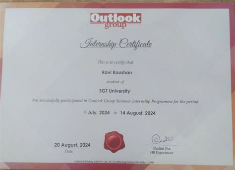 Ravi Raushan On Linkedin Marketing Sales Internship