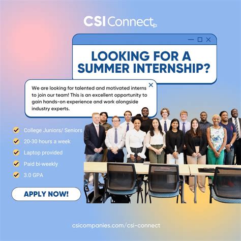 csi companies on linkedin summerinternship internship