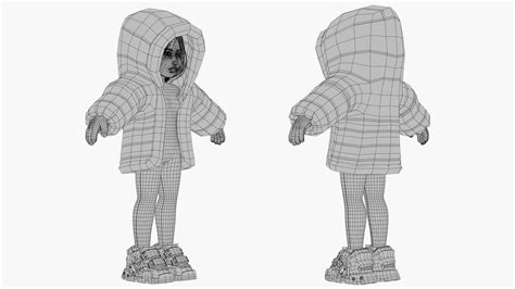 Snow Girl Eider 3d Model By Jebcg