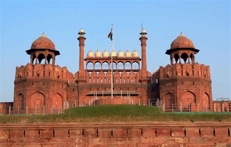 Red Fort Delhi India Red Fort Historical Monuments Delhi Monuments