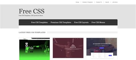 Top Websites For Free Website Templates