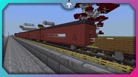 Train Carriages Minecraft Build Timelapse Youtube