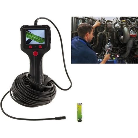 Caméra d inspection Endoscope 8mm 1080p avec éclairage Etanche Cordon