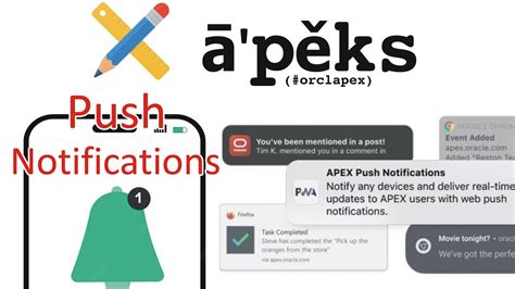 Push Notifications Oracle Apex 231 New Feature Youtube