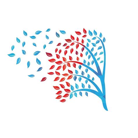 Wind Blowing Tree Vector Art Icons And Graphics For Free Download