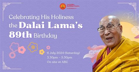 Celebrating His Holiness The Dalai Lamas 89th Birthday Amitabha