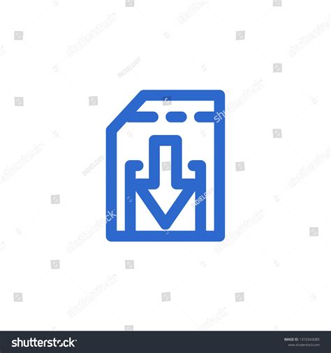 Download Icon User Interface Symbol Stock Vector Royalty Free 1310343085 Shutterstock