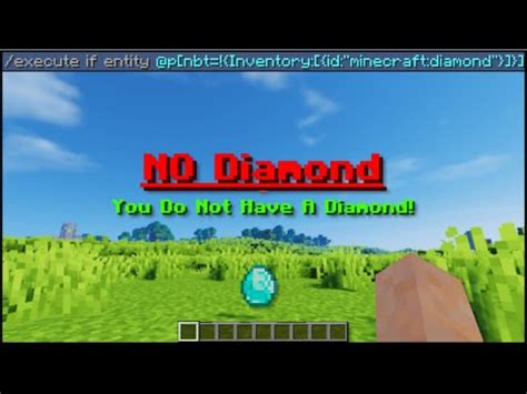 Minecraft Check For A Specific Item Not Being In The Player S