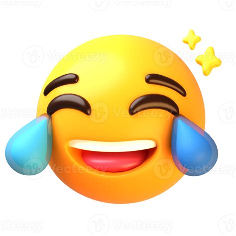 Laughing Face With Tears 3d Emoji Icon 29239938 Png