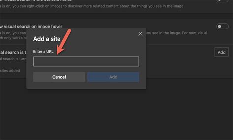 如何在 Microsoft Edge 中禁用视觉图像搜索