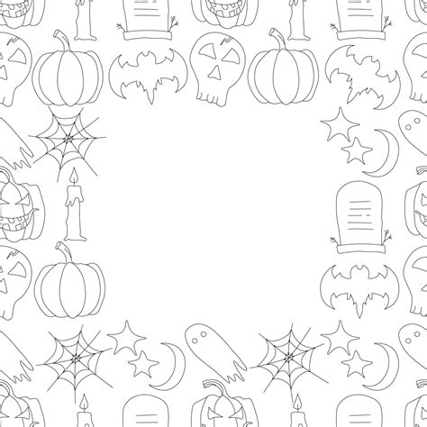 Halloween Frame With Place For Text Halloween Background 10777837