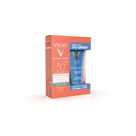Vichy Offre Capital Soleil Crème Onctueuse Spf50 Peau Sensible Normale