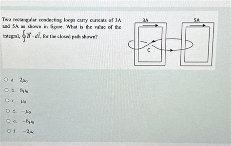 Solved Two Rectangular Conducting Loops Carry Currents Of 3a