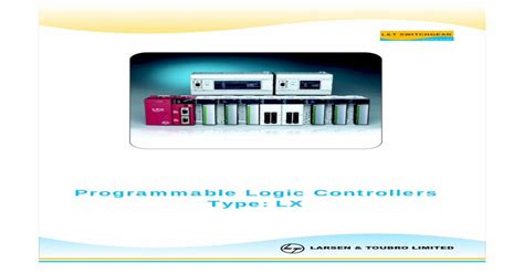 pdf programmable logic controllers type lx sid electric catalogue pdflandt switchgear