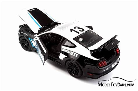 2015 Ford Mustang Gt Police Black And White Maisto 36203p 1 18