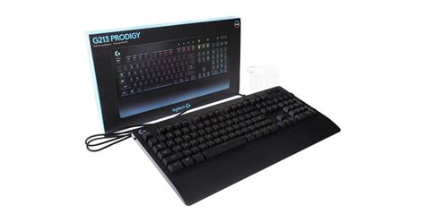Logitech G Prodigy RGB Mech Dome Hybrid Gaming Keyboard Dedicated Media Controls Spill