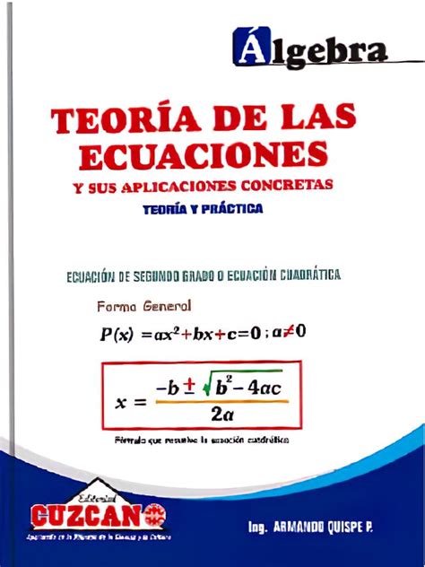 Teoría De Las Ecuaciones Pdf