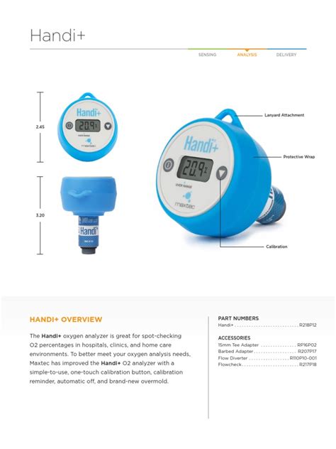 Handi O2 Portable Medical Oxygen Analyzer Pdf Calibration