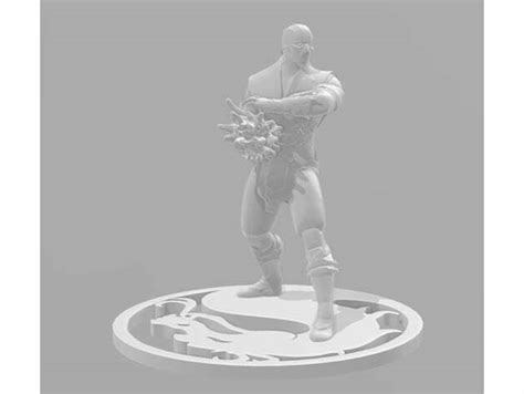 Stl File Mortal Kombat Sub Zero・3d Printable Design To Download・cults