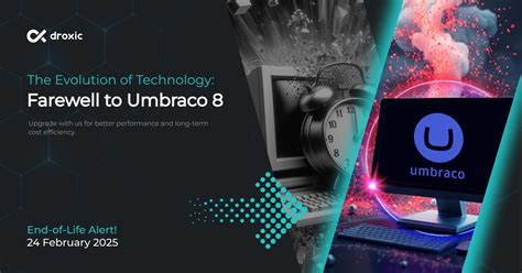 Droxic On Linkedin Umbraco 8 End Of Life Alert February 24 2025 Is Just Around The…