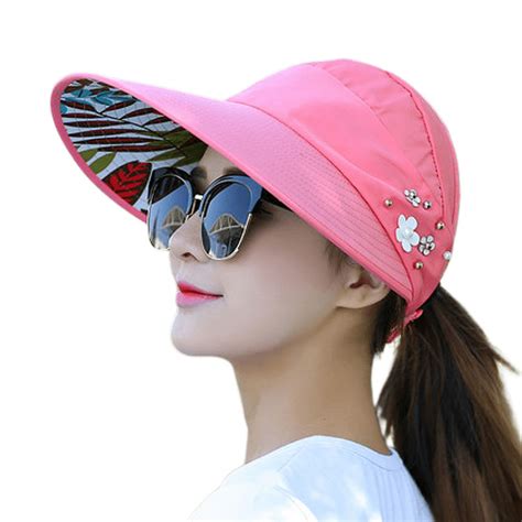Sun Hats For Women Wide Brim Sun Hat Uv Protection Caps Floppy Beach