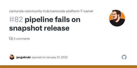 Pipeline Fails On Snapshot Release · Issue 82 · Camunda Community Hubcamunda Platform 7 Camel