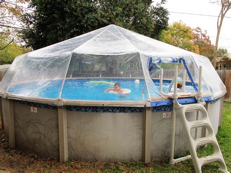 Above Ground Pool Slide Installation