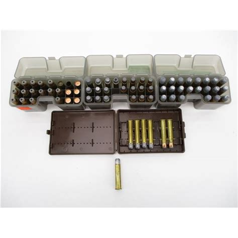 Reloaded 45 70 Govt Ammo And Plastic Cases Lot Switzers Auction