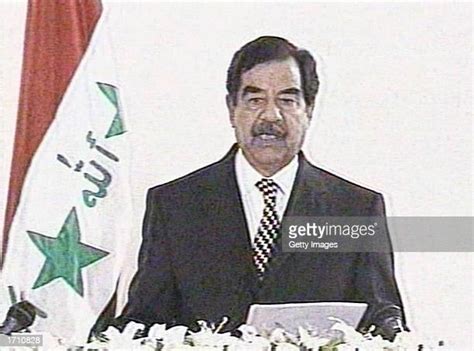 Iraq Saddam Hussein Tv Photos And Premium High Res Pictures Getty Images