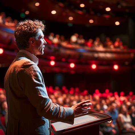 Free Engaging Public Speaker Image Download At Stockcake