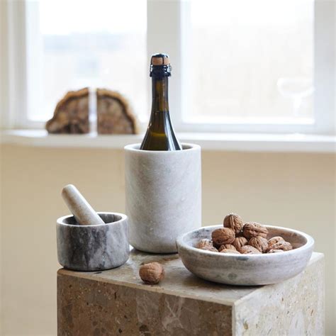 Sagaform Sten Morter 11 Cm Beige Tilbords