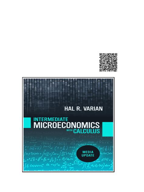 Intermediate Microeconomics With Calculus 1e Hal R Varian Pdf