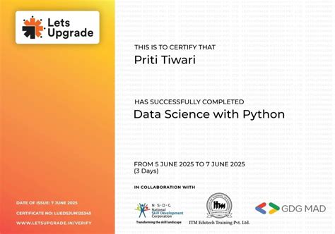 datascience python certificate learningjourney dataanalysis