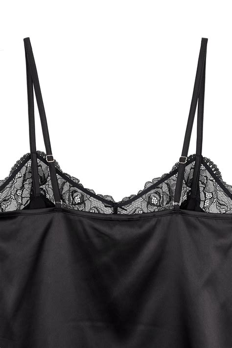Emporio Armani Underwear엠포리오 아르마니 언더웨어 여성 글로시 레이스 트림 탑 Sivillage