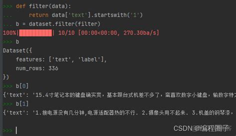 transformers学习笔记2 huggingface数据集datasets 编程圈子的技术博客 51cto博客