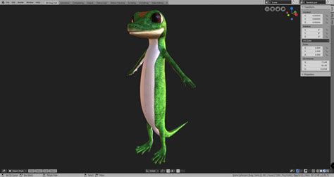 Geico Gecko 3d Model By Iliketodrawsome On Deviantart