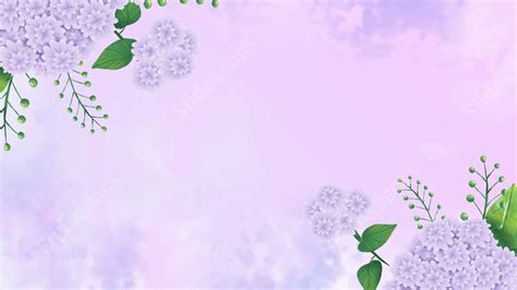 Water Beautiful Nature Spring Hydrangea Pink Powerpoint Background For