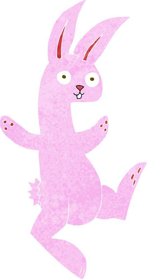 Funny Cartoon Pink Rabbit 44956936 Png