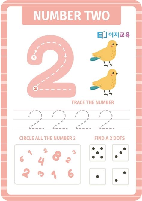 유아 숫자공부 프린트 1~5 쓰고 읽기 F이지교육 네이버 블로그