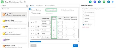 Configure Question Response Validation SurveyVista