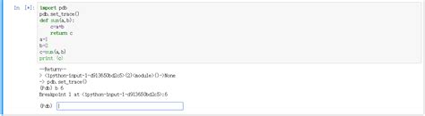 【jupyter Notebook】打断点调试jupyter打断点 Csdn博客