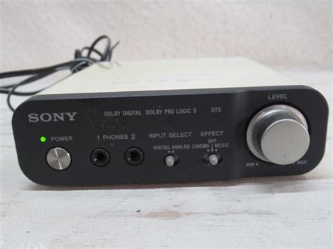 Sony Dp 1000 プロセッサー ソニー デジタルサラウンド ヘッドホンシステムmdr Ds1000用 アダプター付 Used
