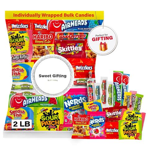 Assorted Candy Variety Pack 2lb Mothers Day Bulk Candy Individually