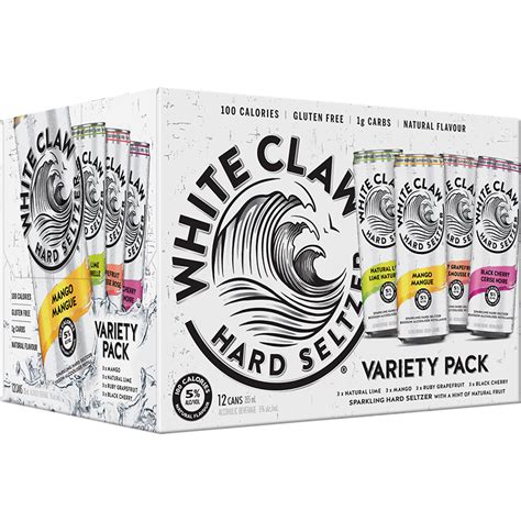 White Claw Hard Seltzer Variety 12 Pack Strath Liquor Merchants