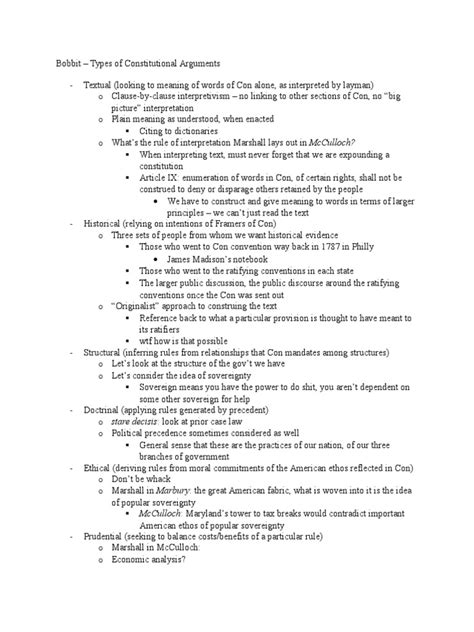Types Of Arguments Precedent Political Science