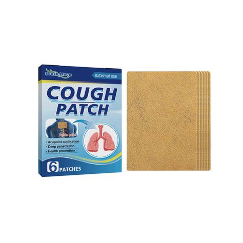 South Moon Cough Patch Relieves Cough Phlegm Throat Dry Itch