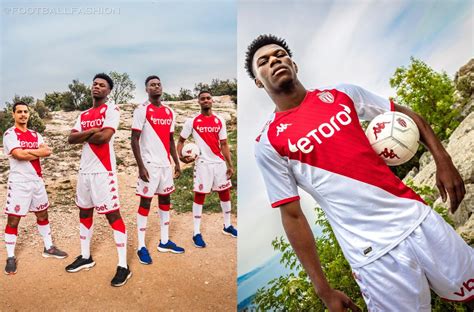As Monaco 202223 Kappa Home Kit Football Fashion