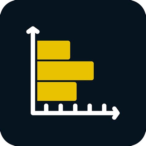 Horizontal Bar Chart Vector Icon Design Vector Art At Vecteezy