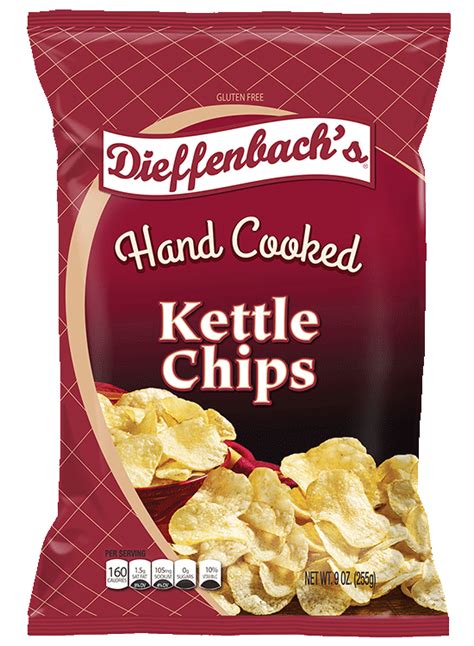 8 Oz Dieffenbachs Kettle Potato Chips Mays Sandwich Shop